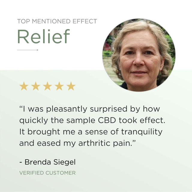 Free CBD Sample | 500MG - Full Spectrum & Lab Tested